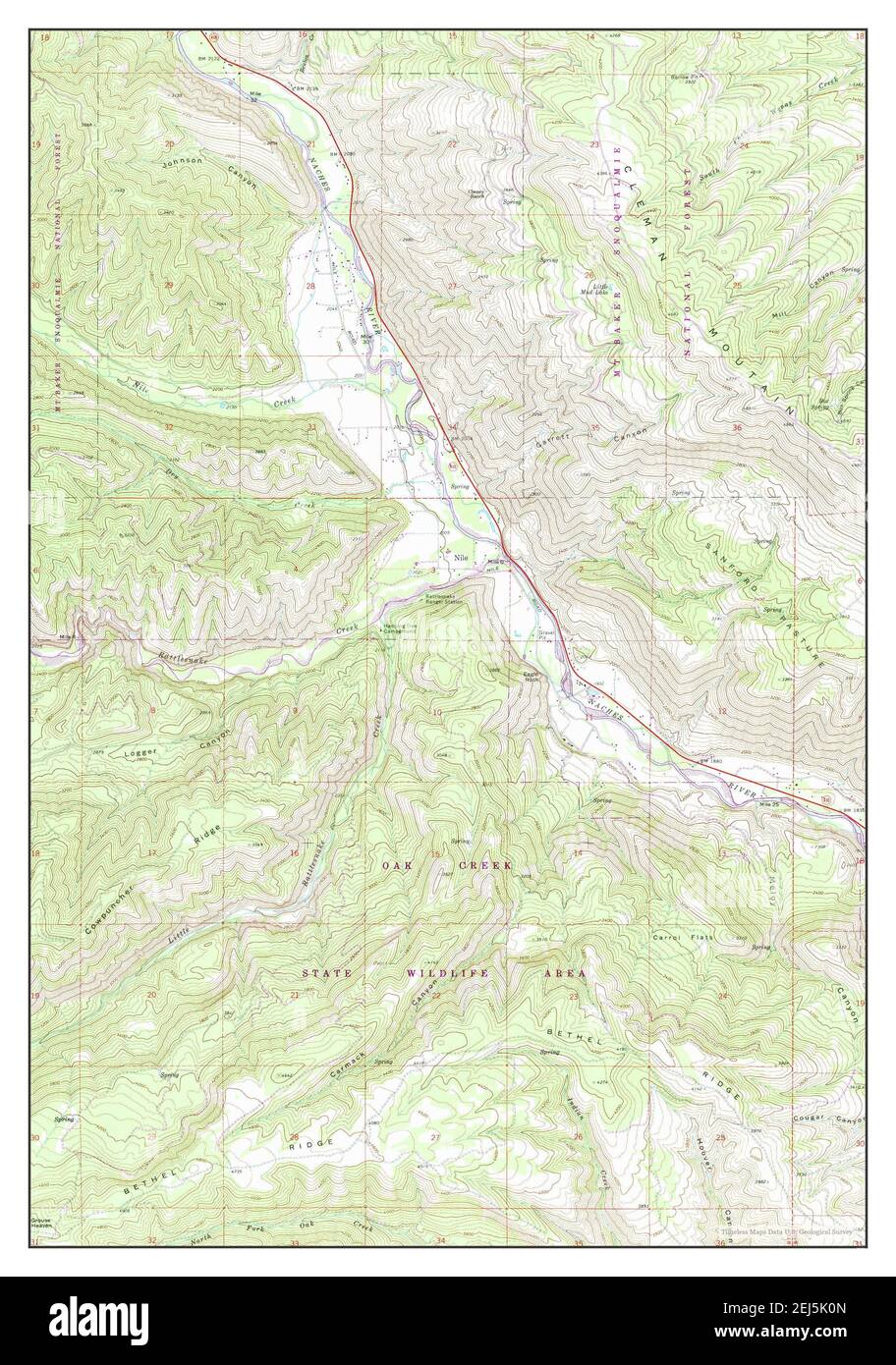 Nile, Washington, map 1971, 1:24000, United States of America by ...