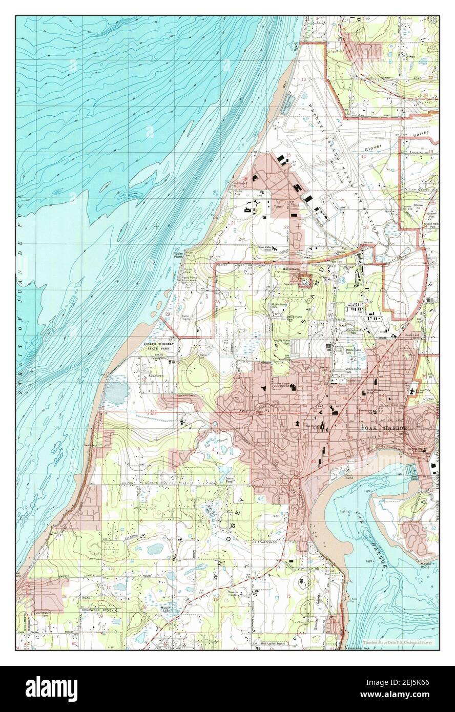 Oak Harbor Map High Resolution Stock Photography and Images - Alamy