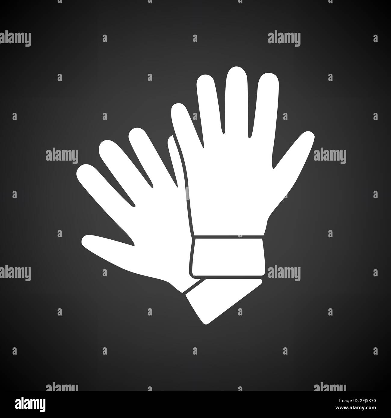 Rubber and fabric gloves Stock Vector Images - Alamy