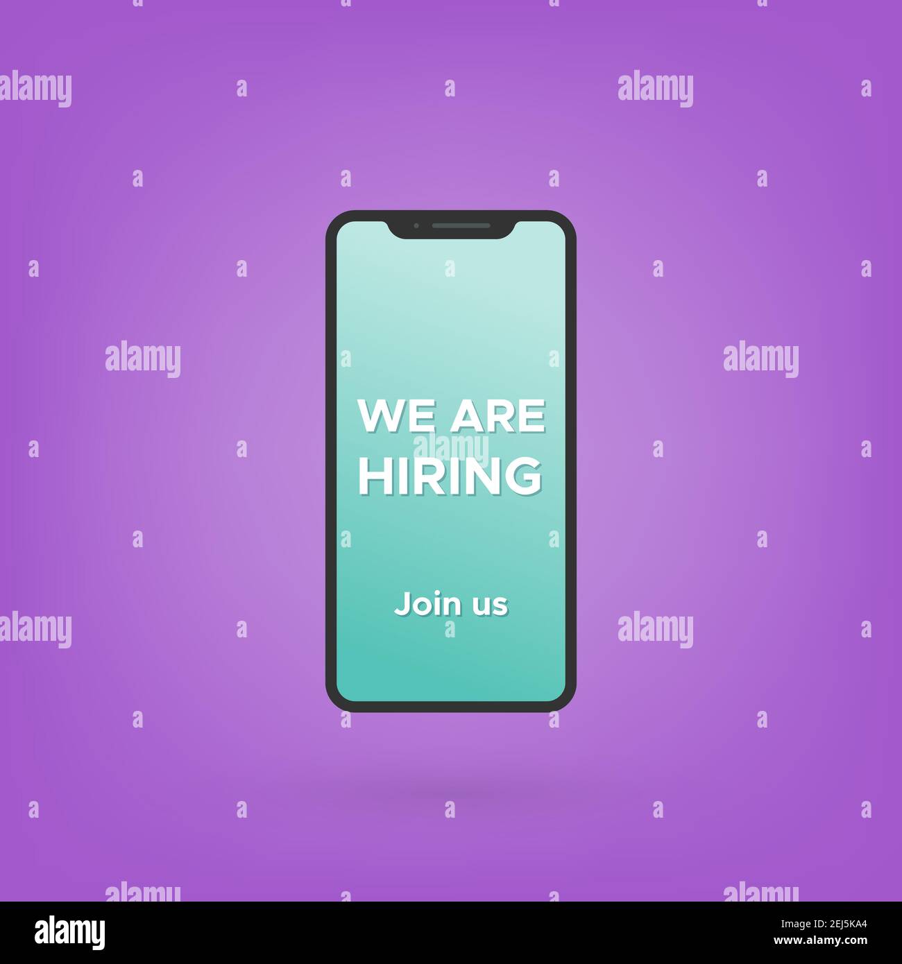 We are hiring. Join us. Smart phone device with screen message ...