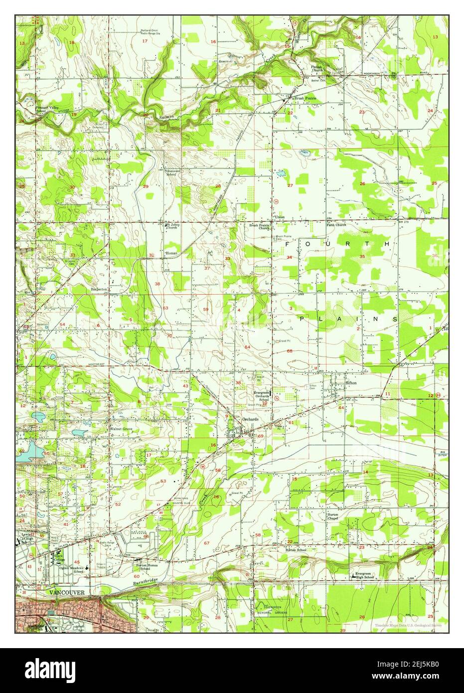 Map of orchards hi-res stock photography and images - Alamy