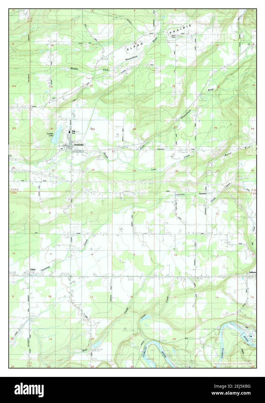Onalaska map hi-res stock photography and images - Alamy