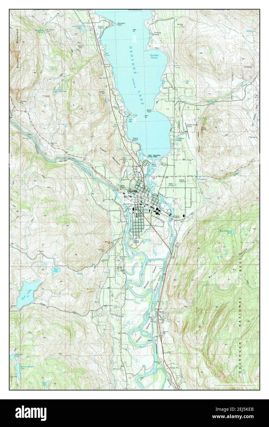 Oroville, Washington, map 1982, 1:24000, United States of America by ...