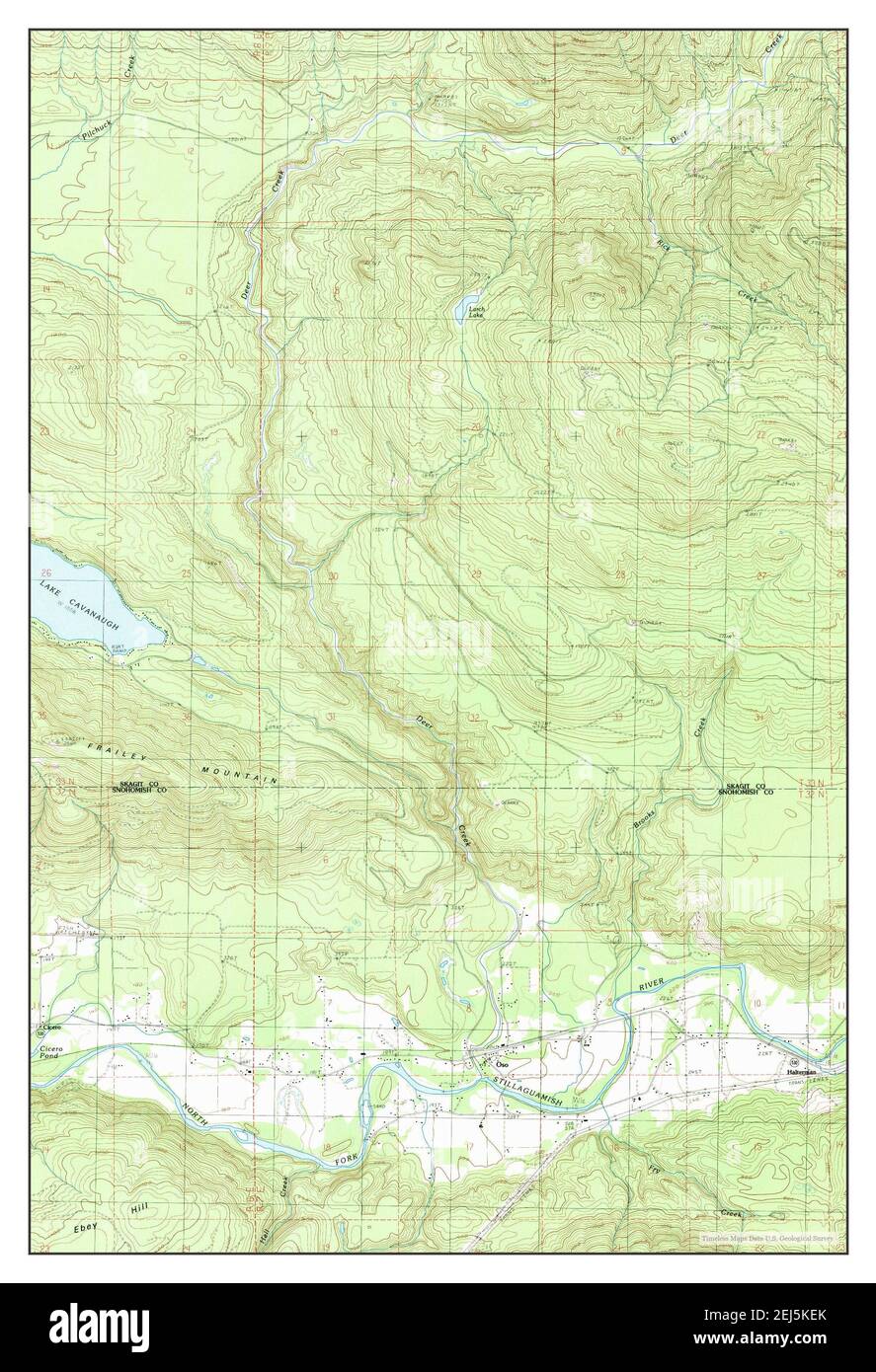 Oso, Washington, map 1989, 1:24000, United States of America by ...