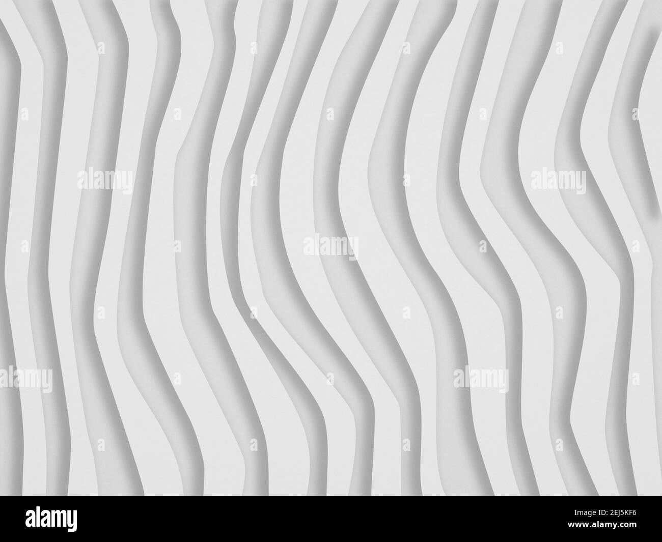 Abstract white grey tone paper cut wave curve with blank space design ...