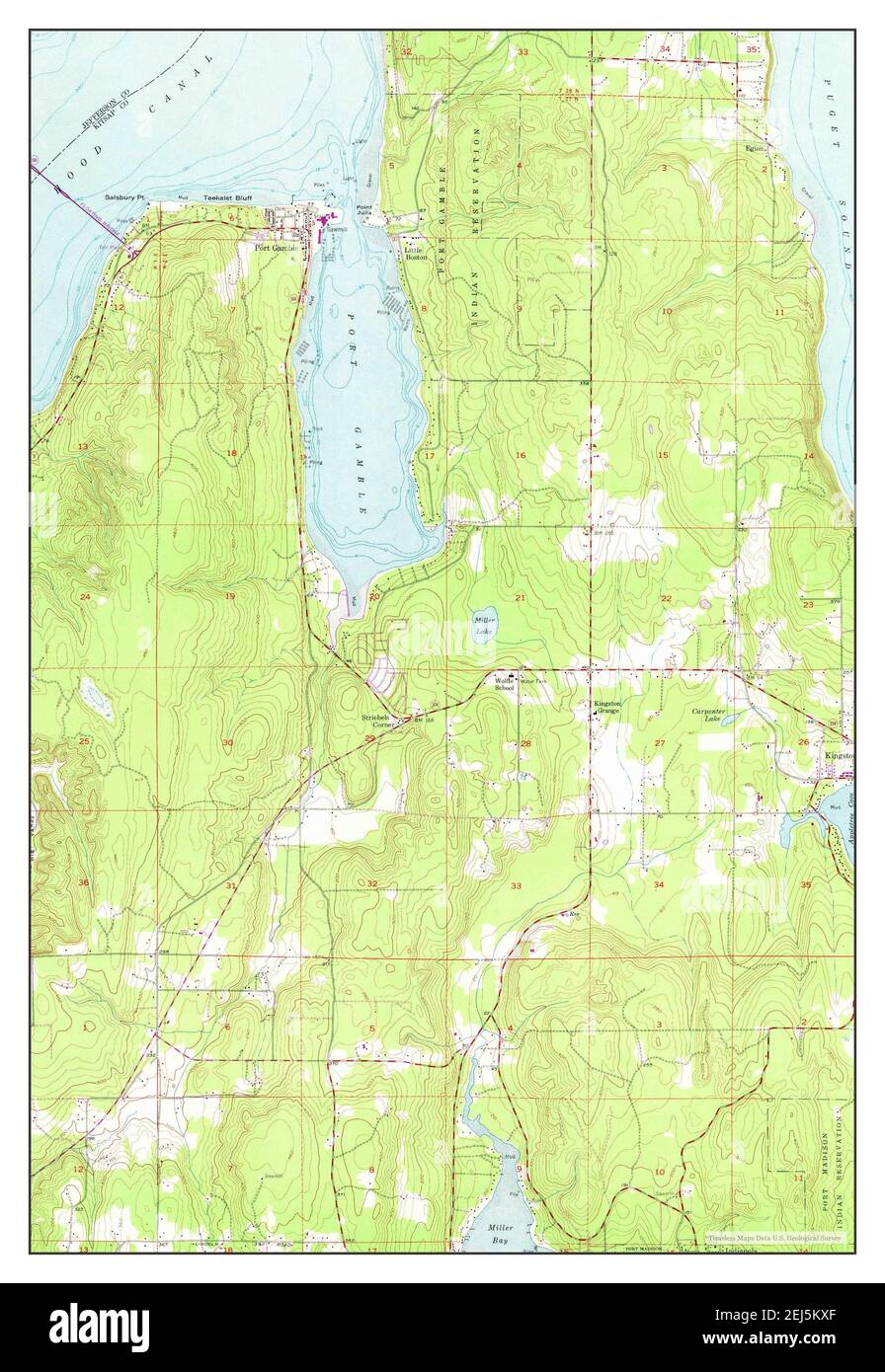 Port gamble map hi-res stock photography and images - Alamy