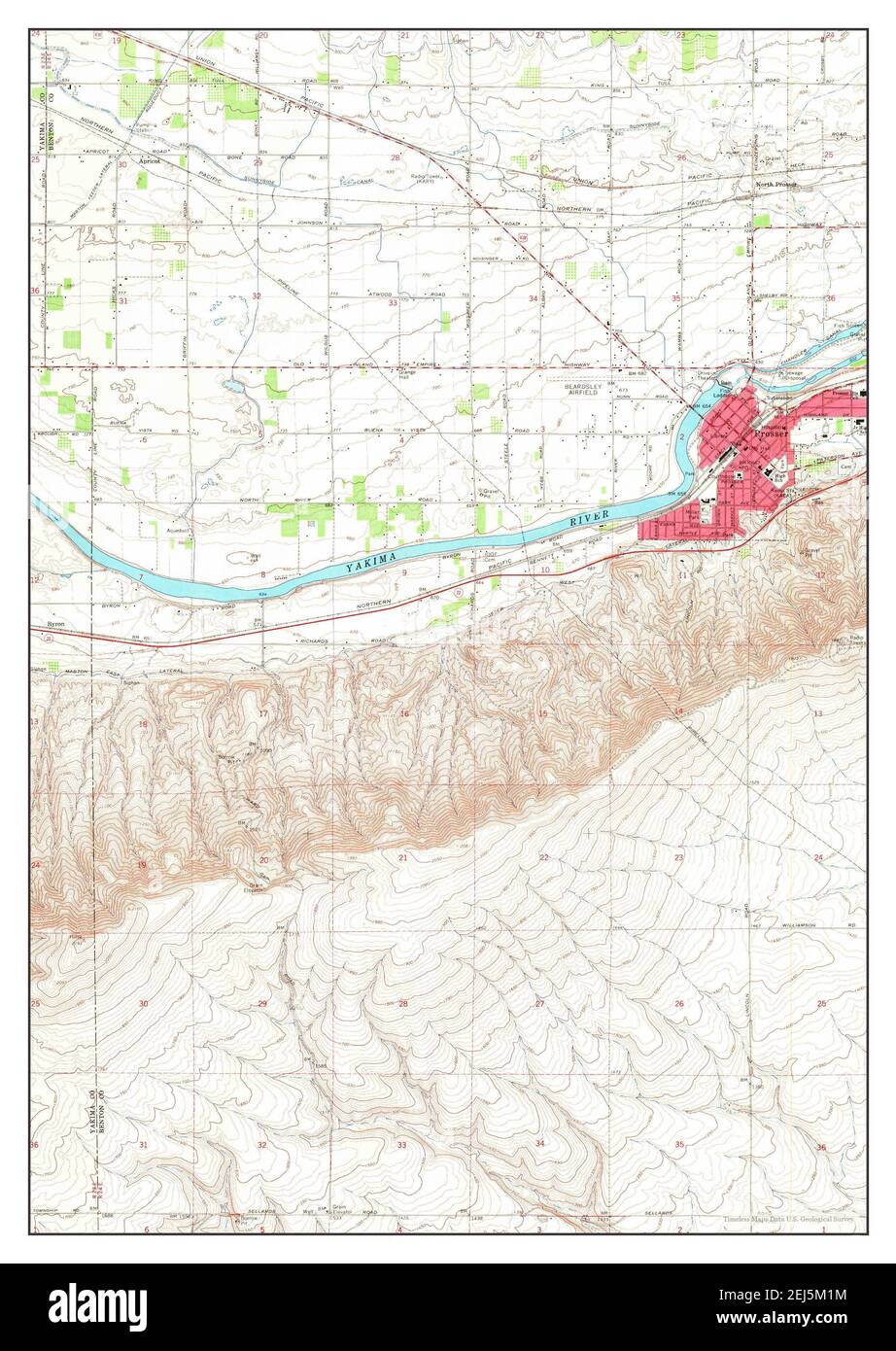 Prosser, Washington, map 1965, 1:24000, United States of America by ...