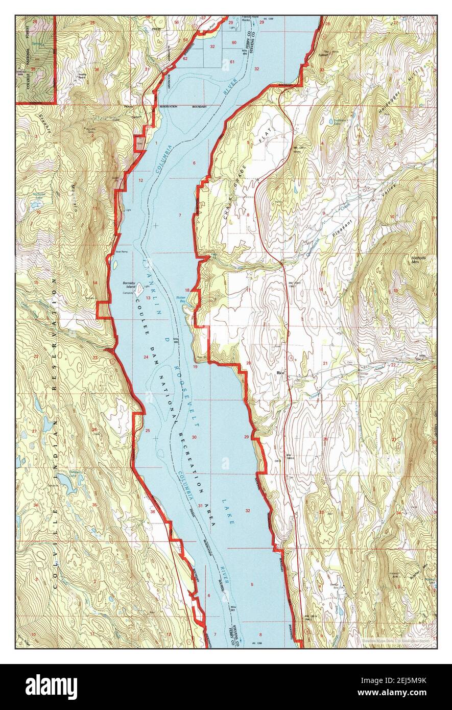 Map of rice washington hi-res stock photography and images - Alamy