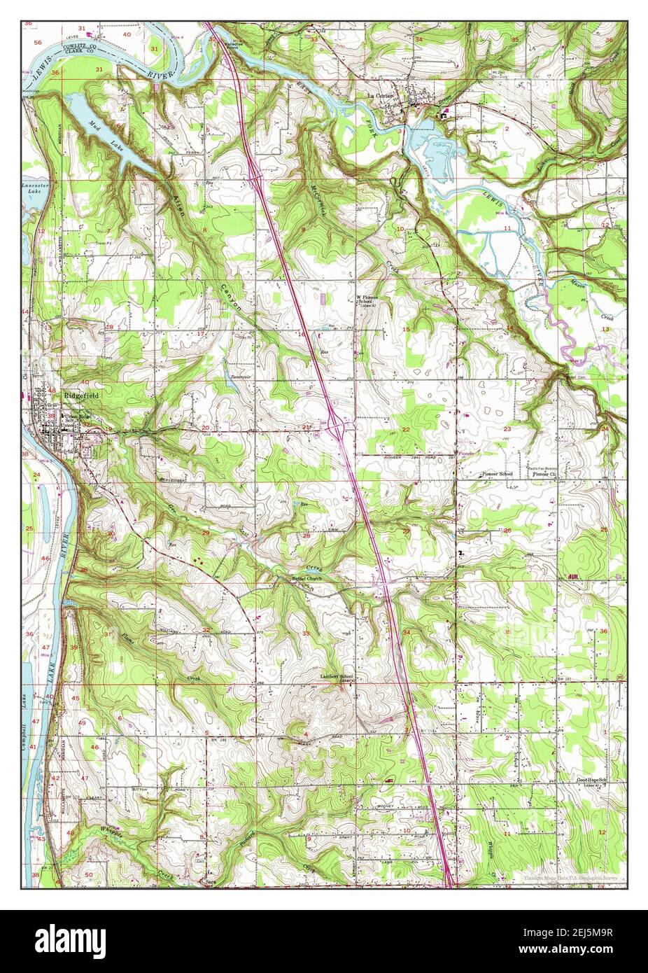 Map of ridgefield hi-res stock photography and images - Alamy