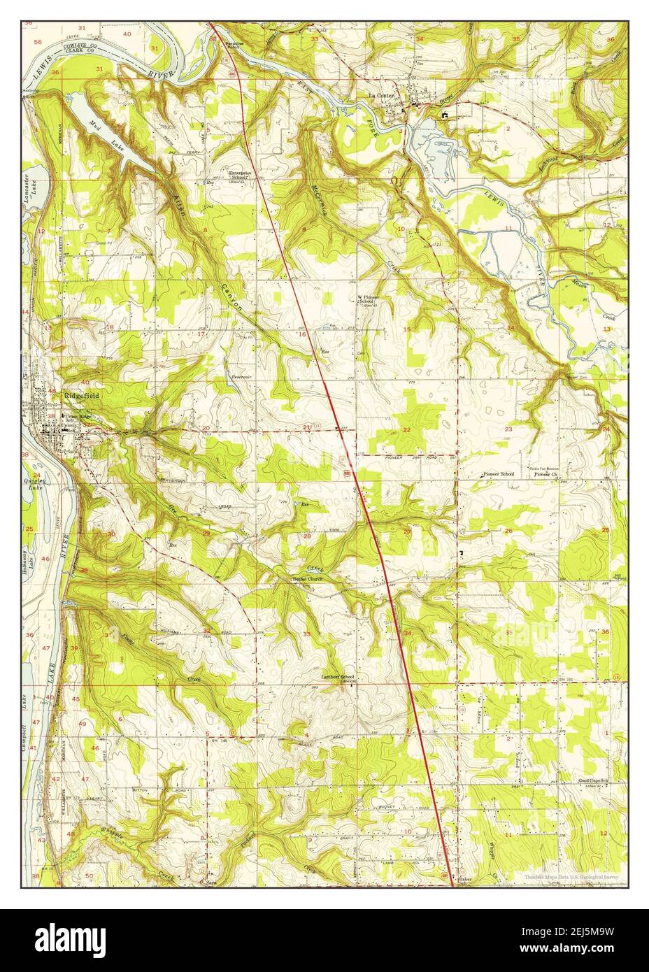 Map of ridgefield Cut Out Stock Images & Pictures - Alamy