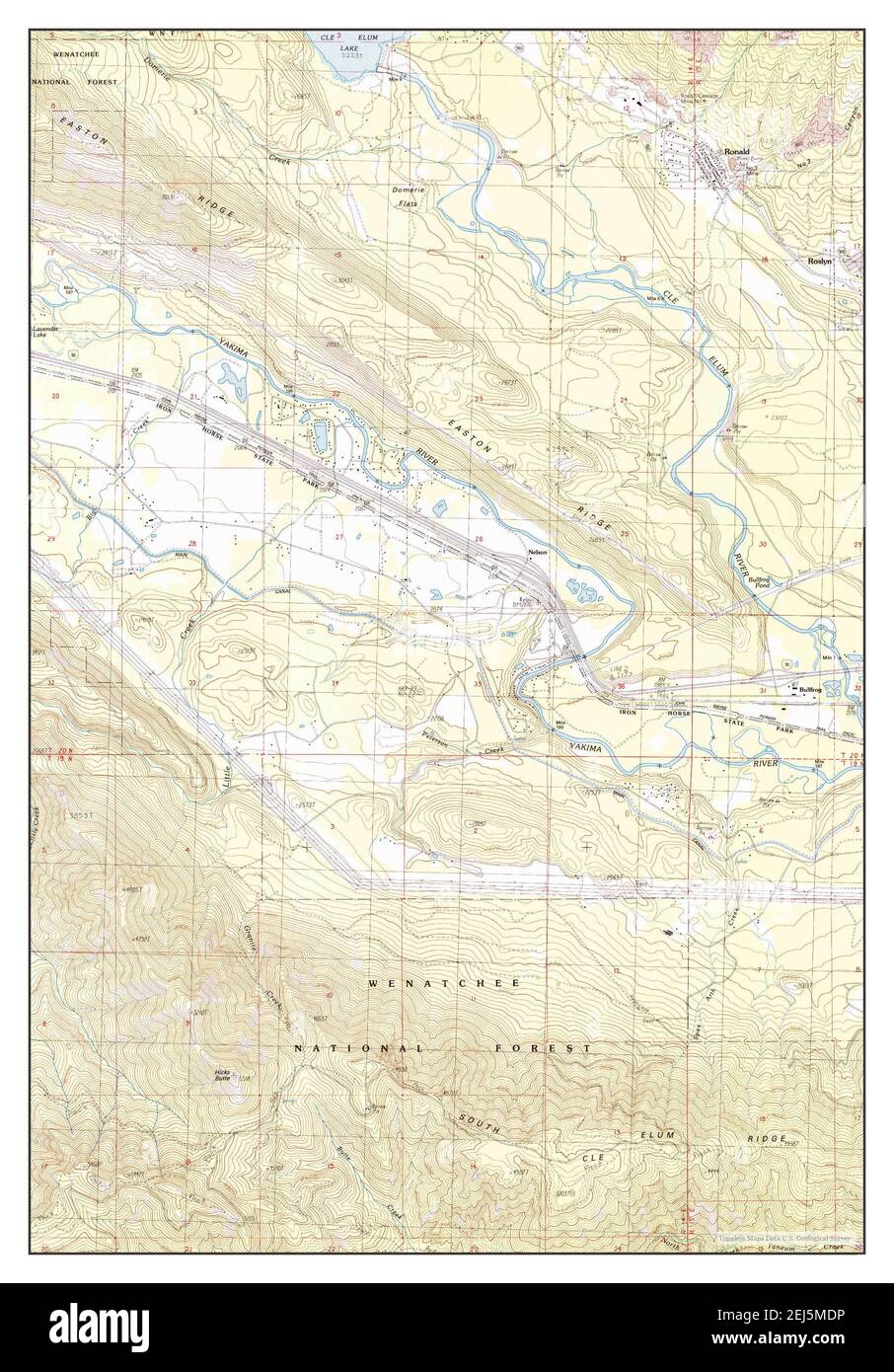 Ronald, Washington, map 1989, 1:24000, United States of America by ...