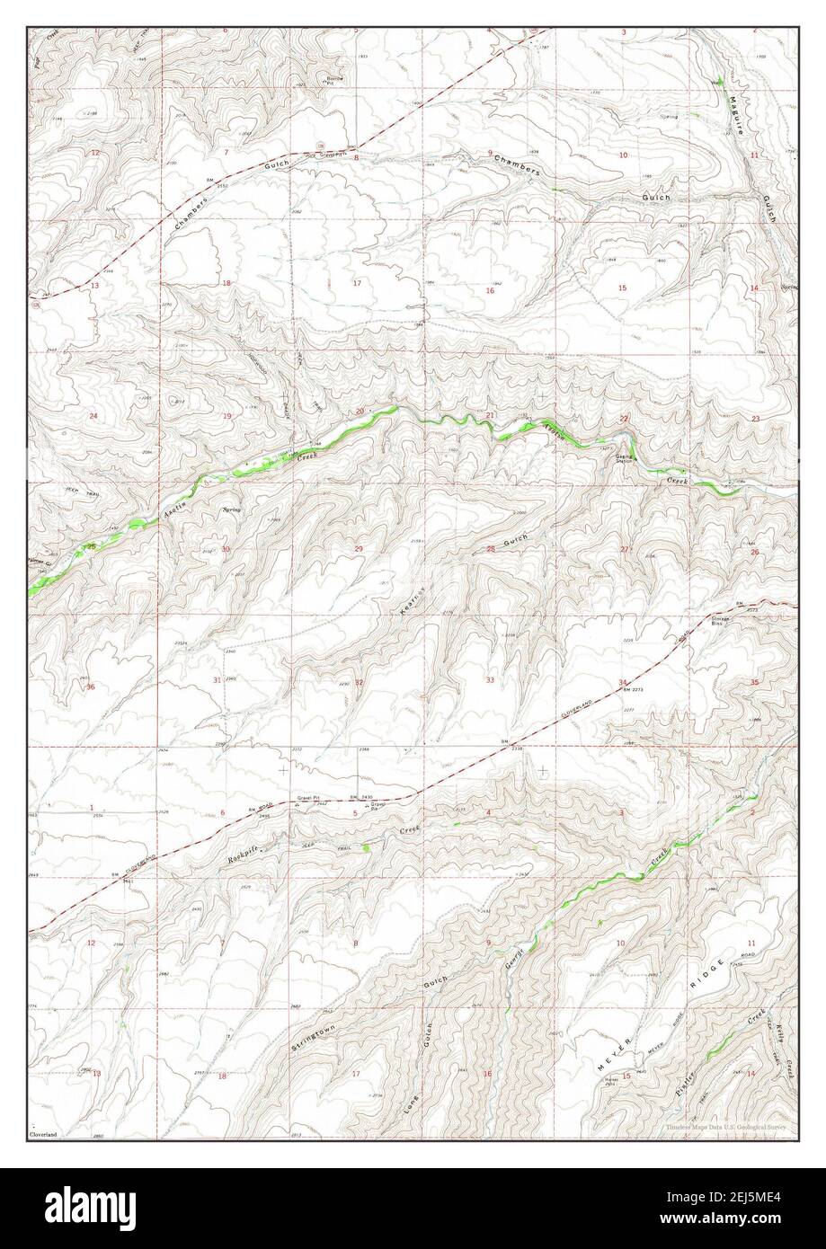 Rockpile Creek, Washington, map 1971, 1:24000, United States of America ...