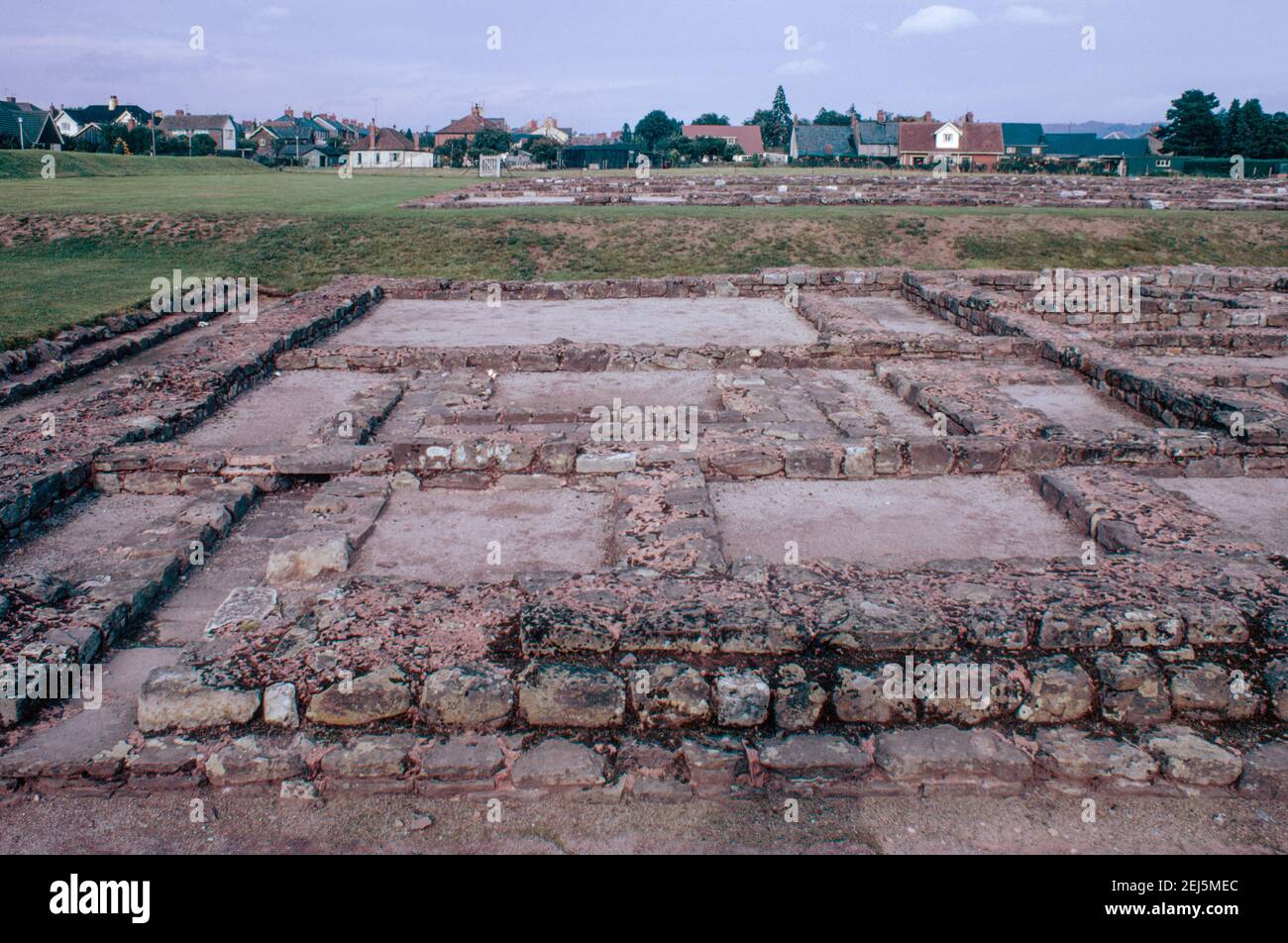 Caerleon near Newport, Wales - ruins of legionary fortress for 2nd ...
