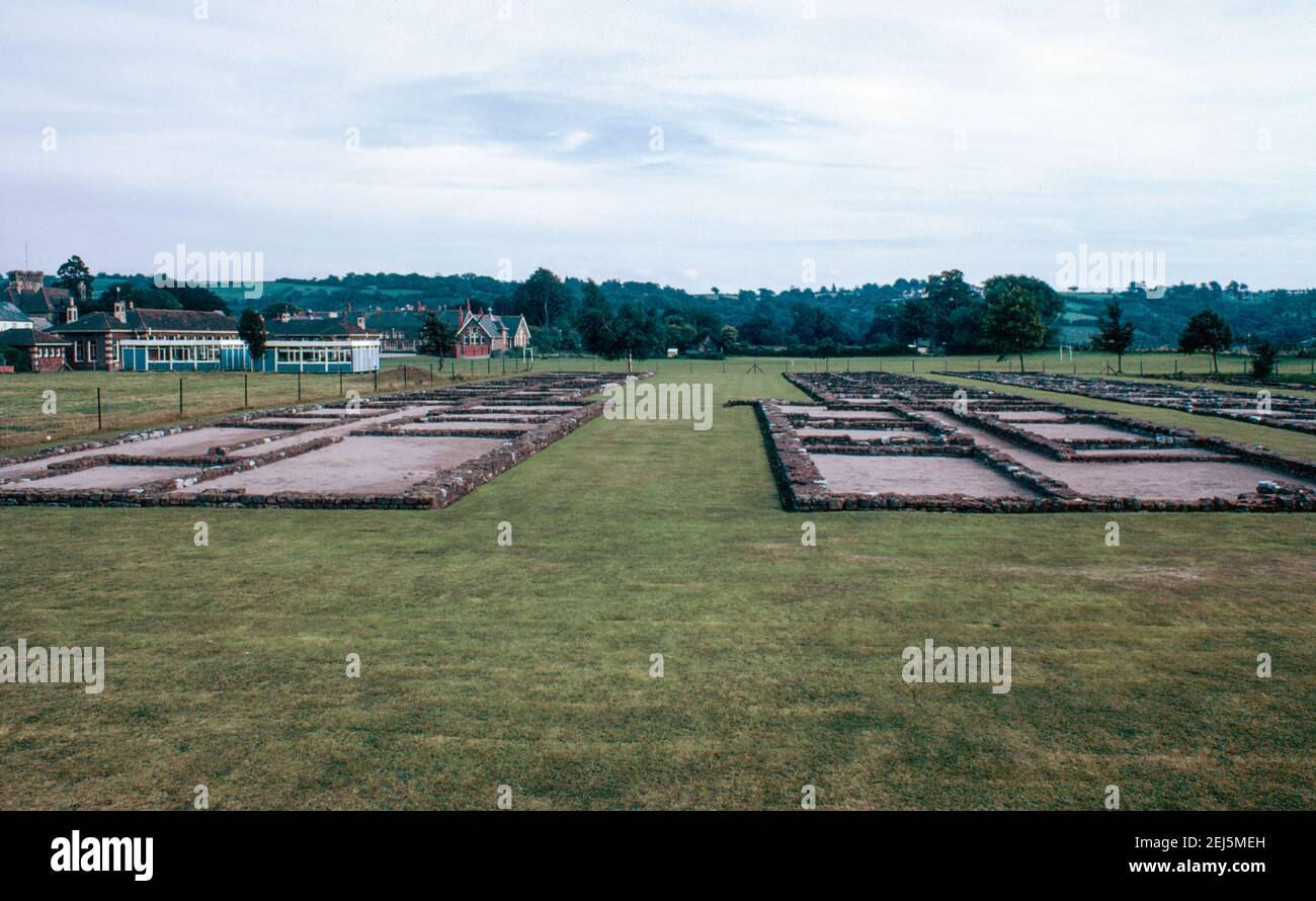 Caerleon near Newport, Wales - ruins of legionary fortress for 2nd ...