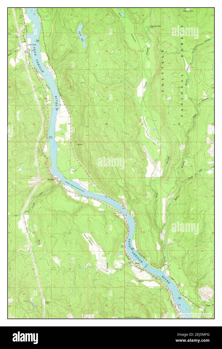Ruby, Washington, map 1967, 1:24000, United States of America by ...