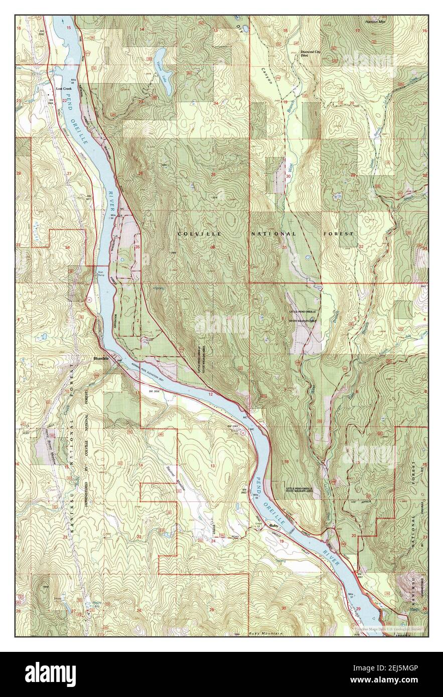 Ruby, Washington, map 1992, 1:24000, United States of America by ...