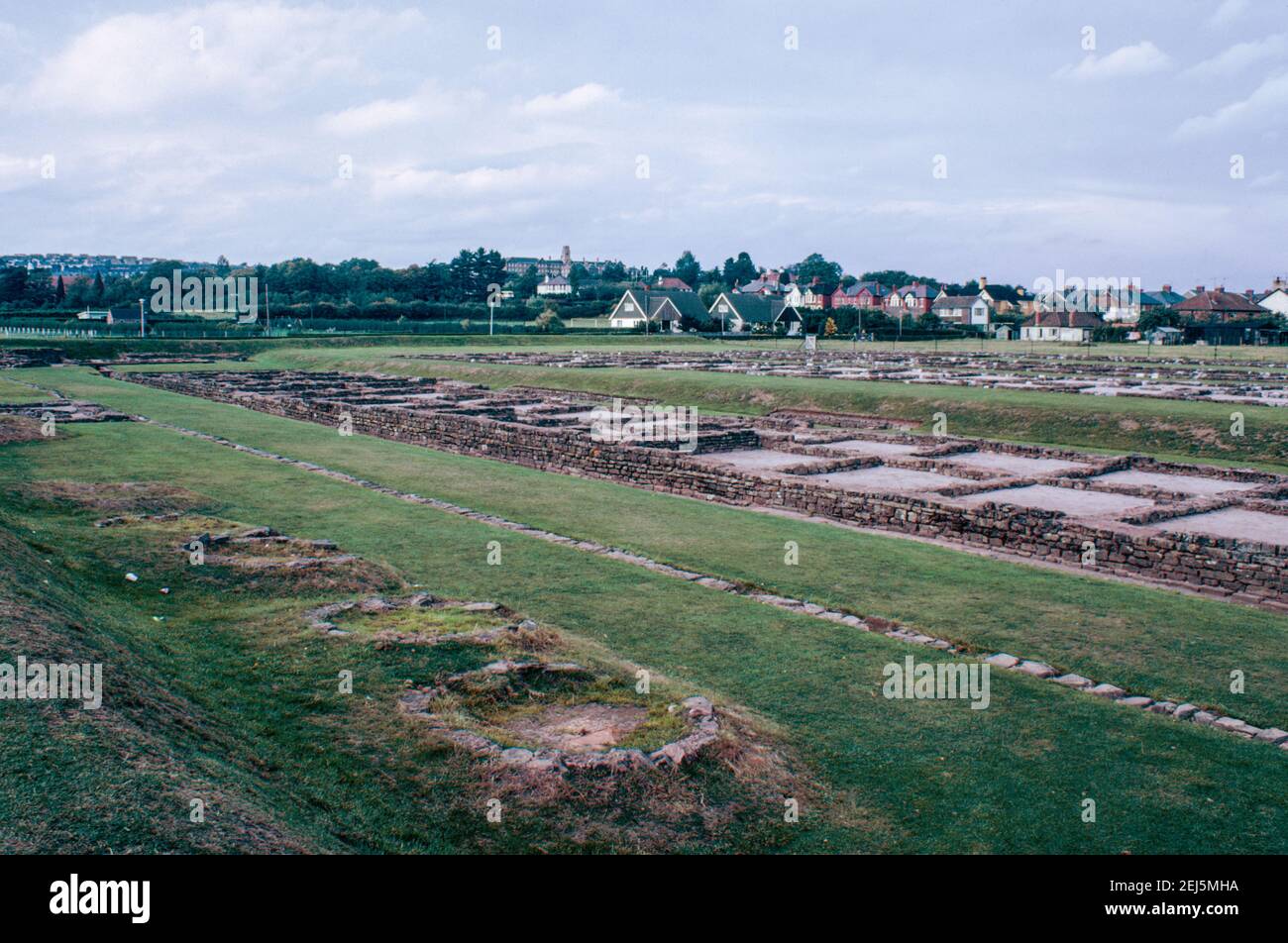 Caerleon near Newport, Wales - ruins of legionary fortress for 2nd ...