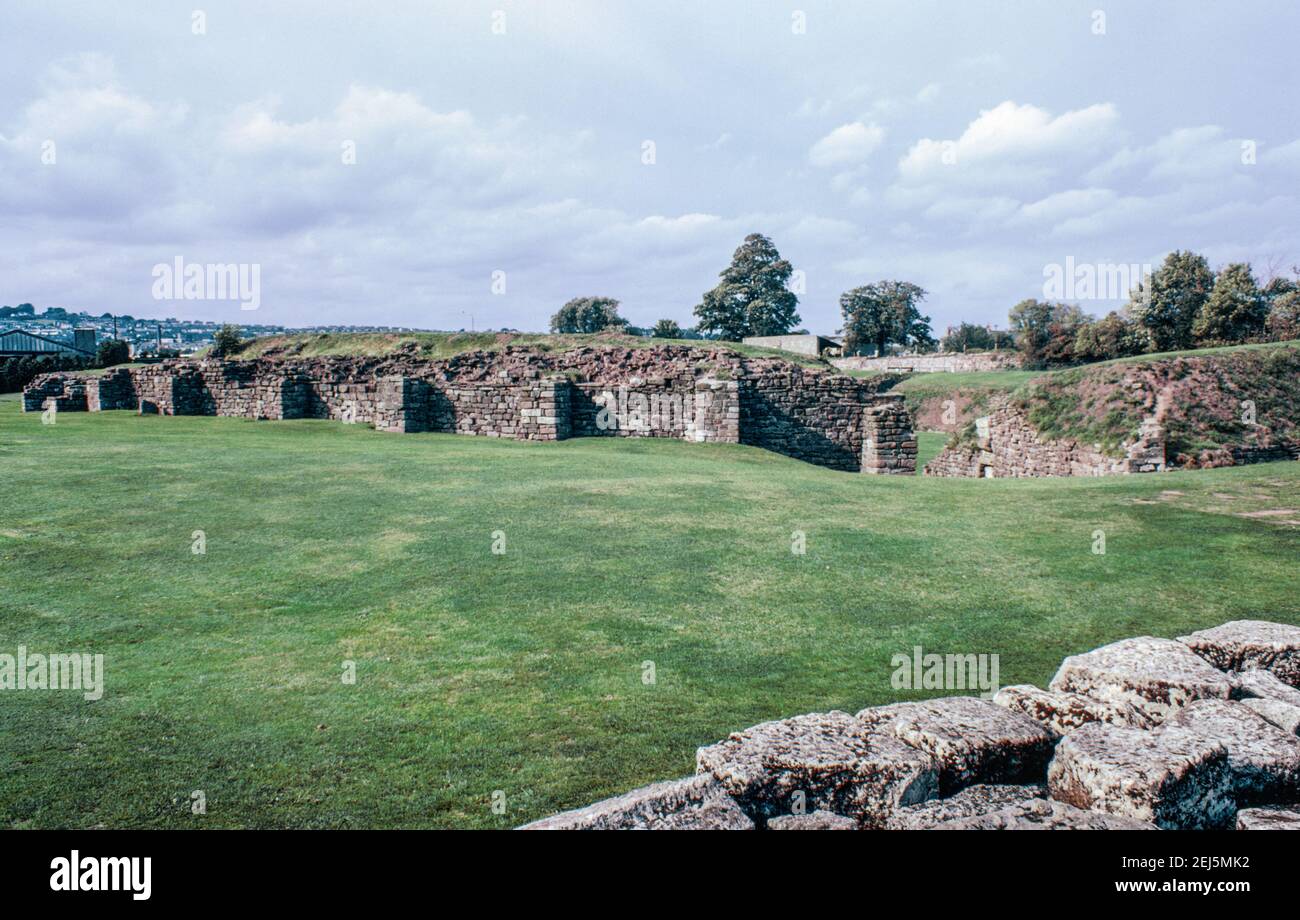 Caerleon near Newport, Wales - ruins of legionary fortress for 2nd ...