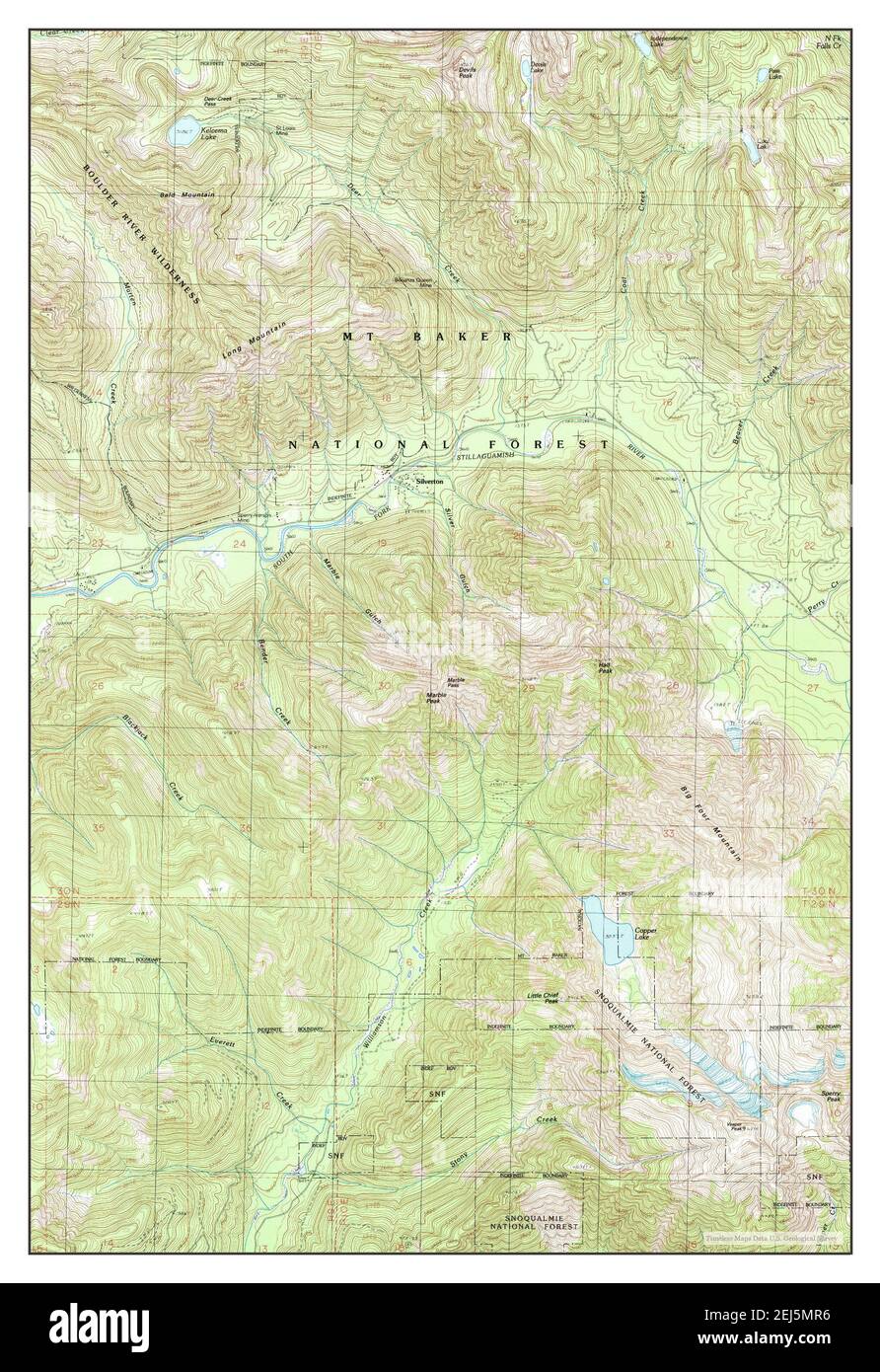 Map of silverton hi-res stock photography and images - Alamy