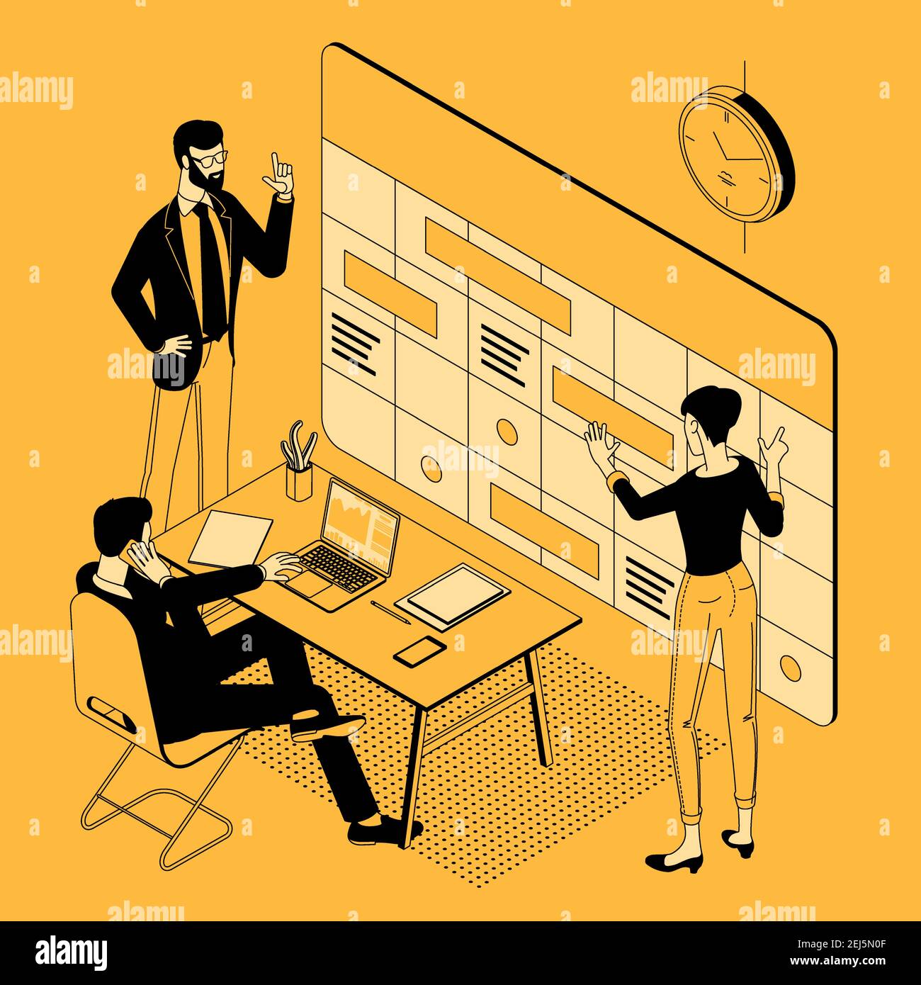 Project checklist planning productivity Stock Vector Images - Alamy