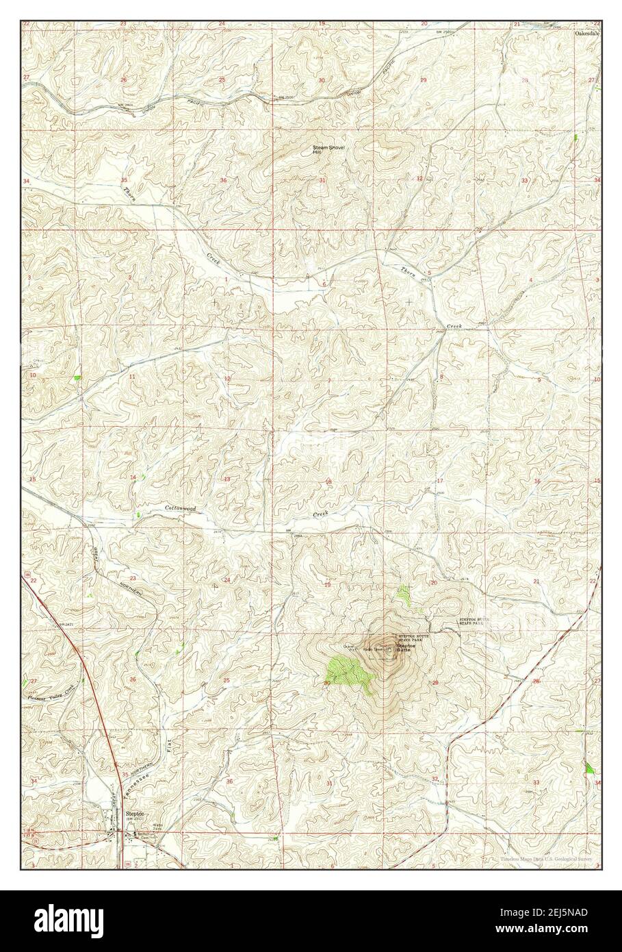 Map of steptoe washington hi-res stock photography and images - Alamy