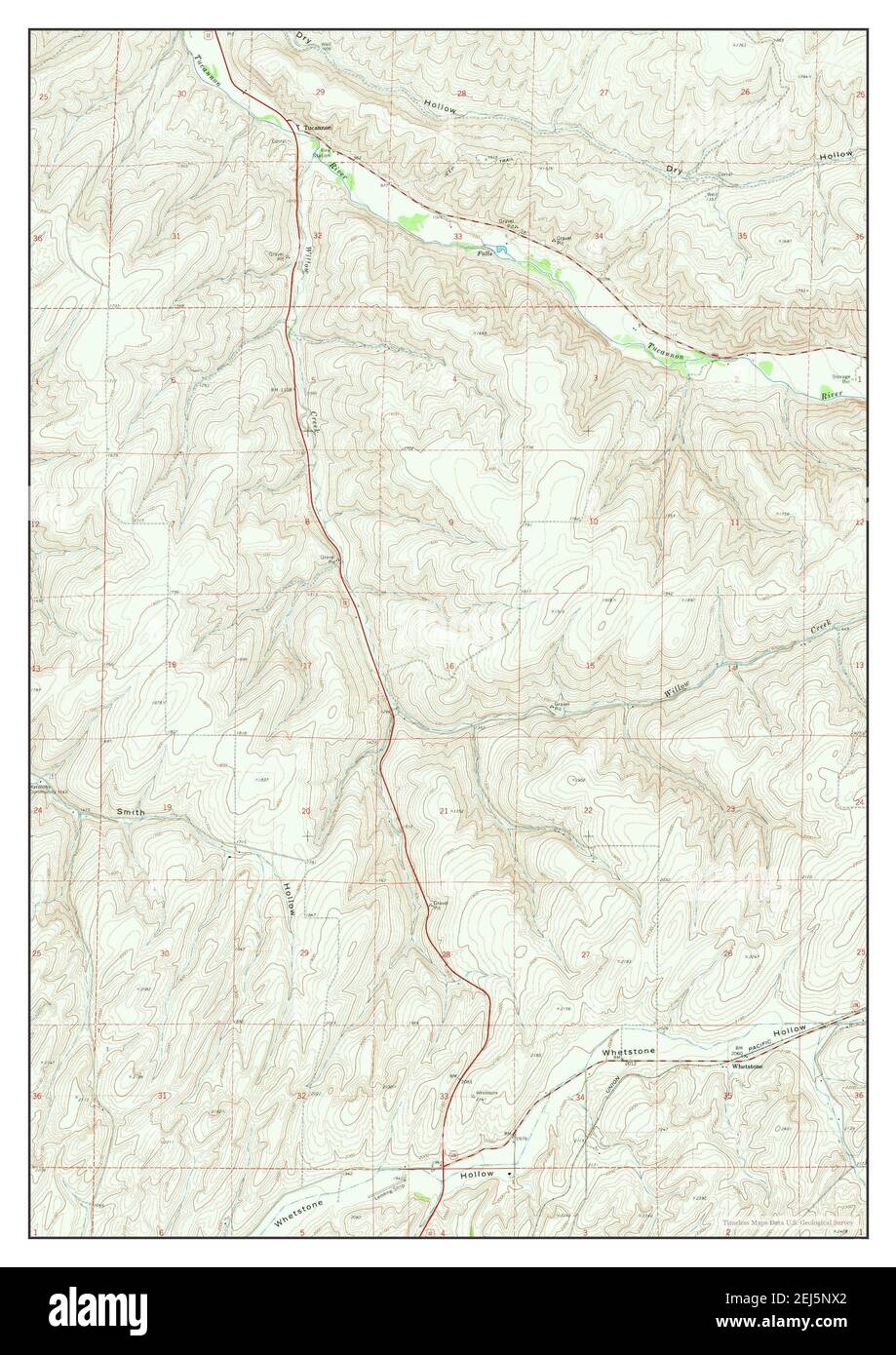 Tucannon, Washington, map 1967, 1:24000, United States of America by ...