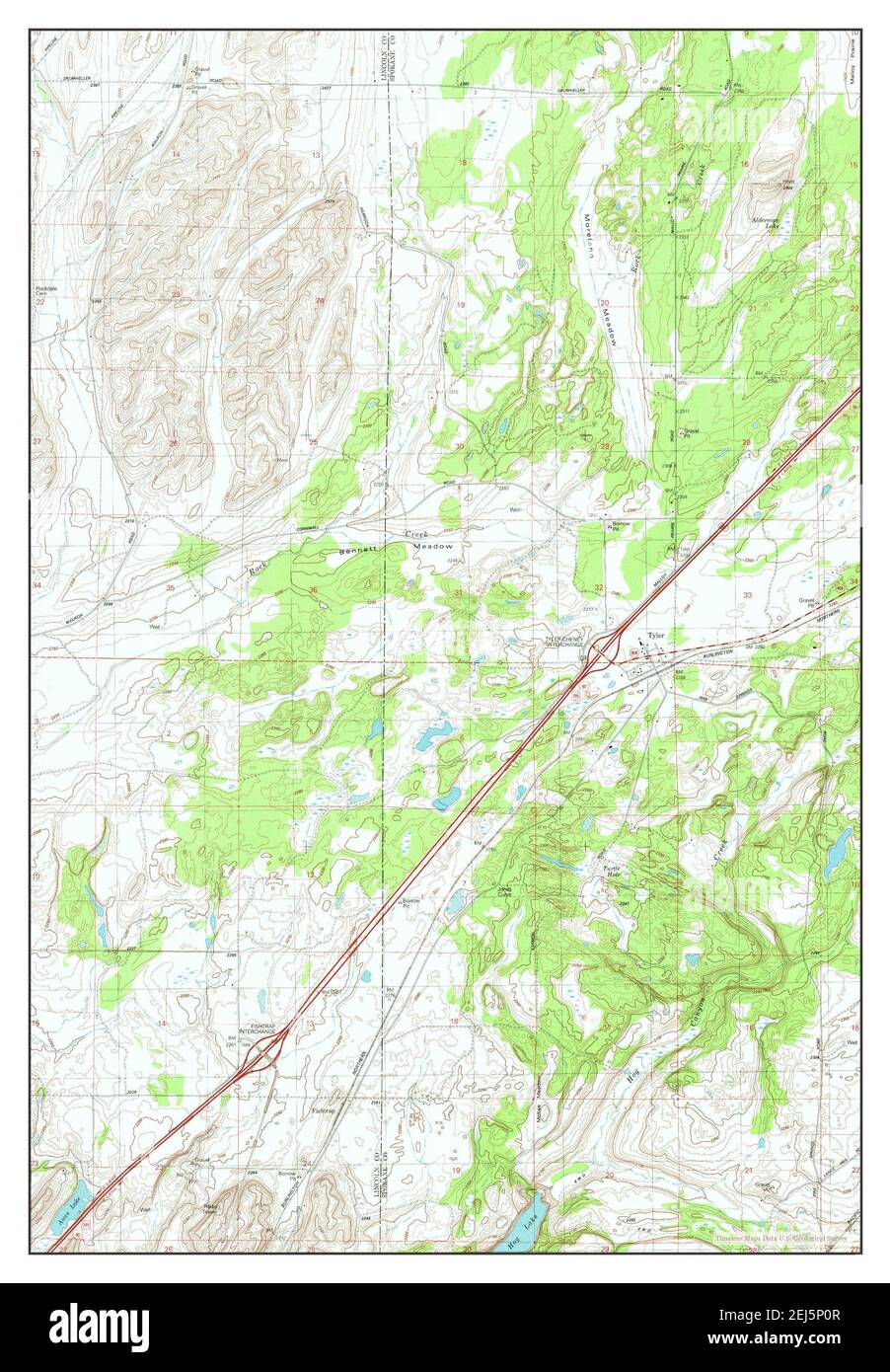 Tyler map hi-res stock photography and images - Alamy