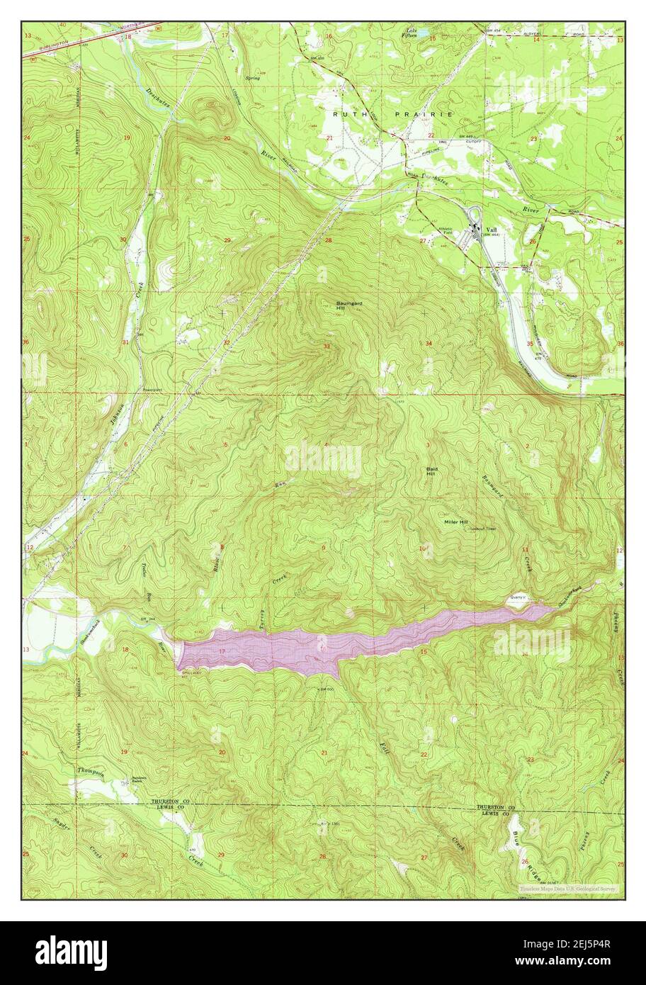 Vail, Washington, map 1959, 1:24000, United States of America by ...
