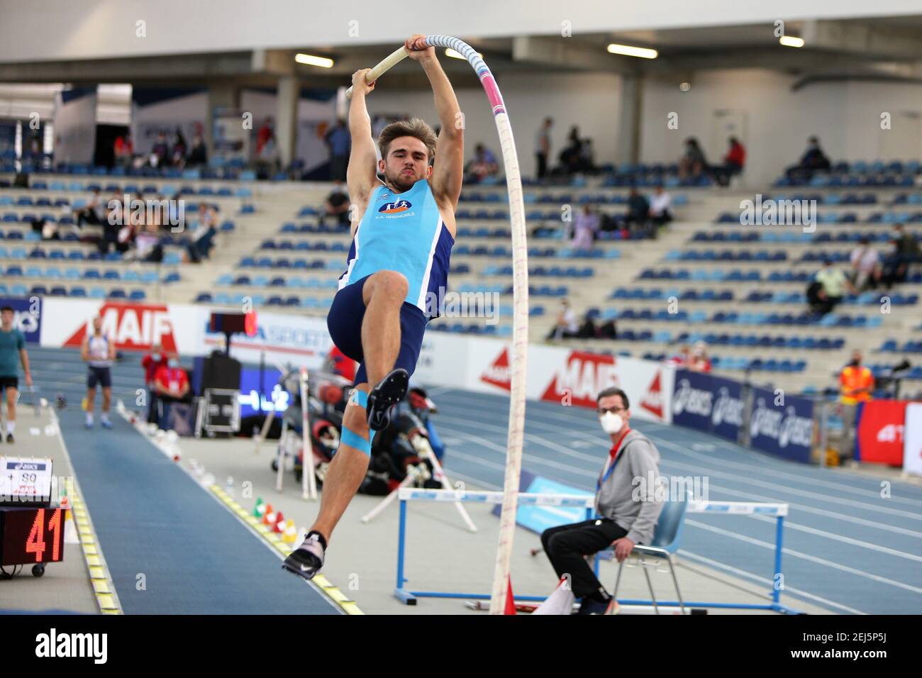 COLLET MATHIEU of Entente Athletique Grenoble 38 then Finale pole vault ...