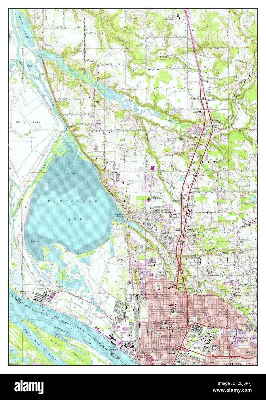Vancouver, Washington, map 1961, 1:24000, United States of America by ...