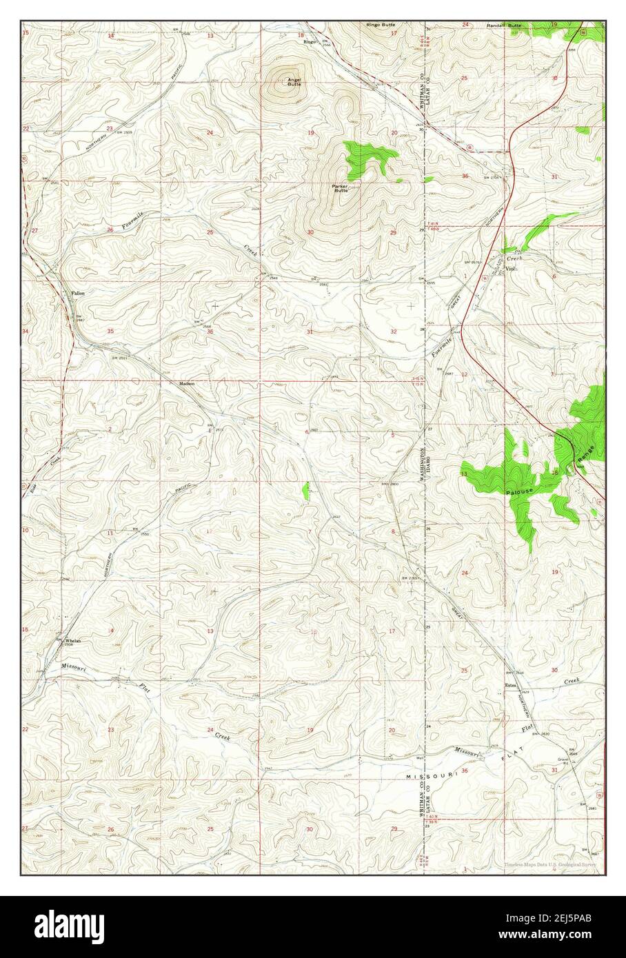 Viola, Washington, map 1964, 1:24000, United States of America by ...