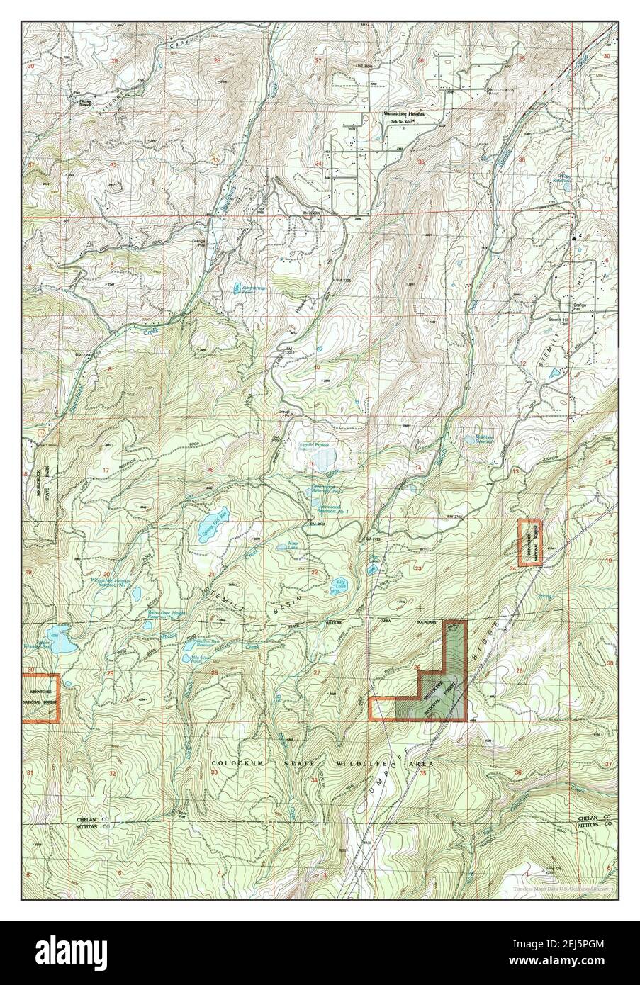 Wenatchee Heights, Washington, map 2003, 1:24000, United States of ...