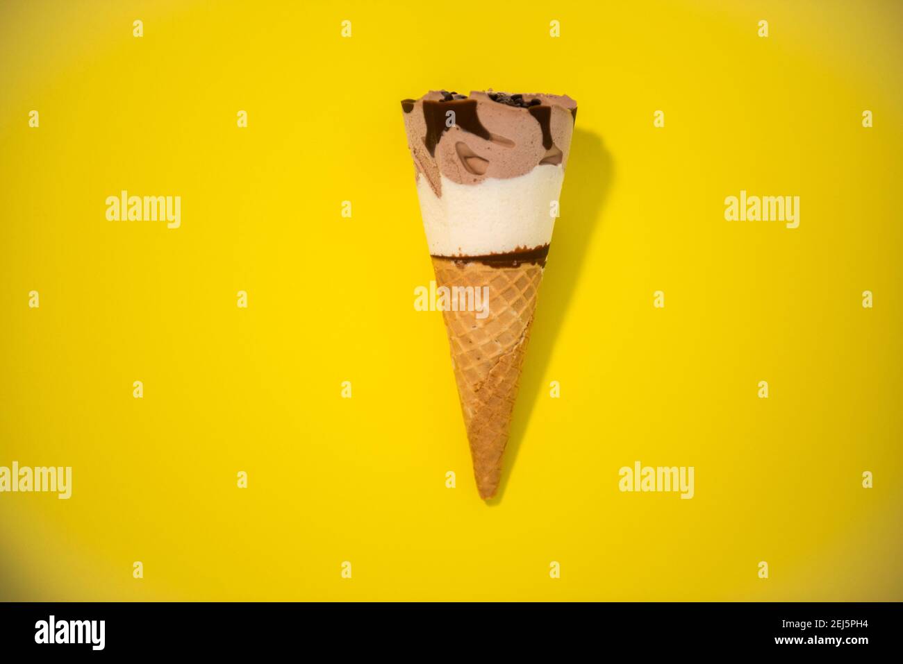 Novelty ice cream treat shot on solid colorful background. Series 1 of ...