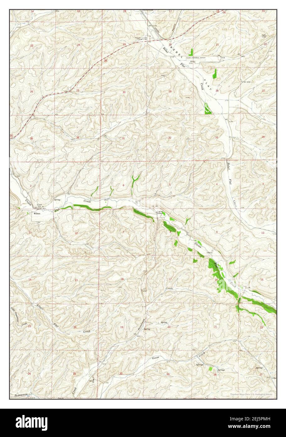 Wilcox map hi-res stock photography and images - Alamy