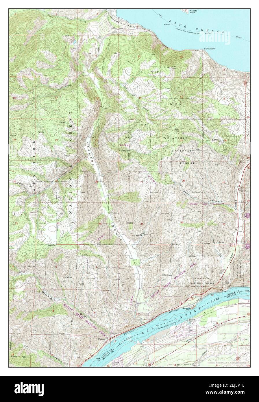 Winesap, Washington, map 1968, 1:24000, United States of America by ...