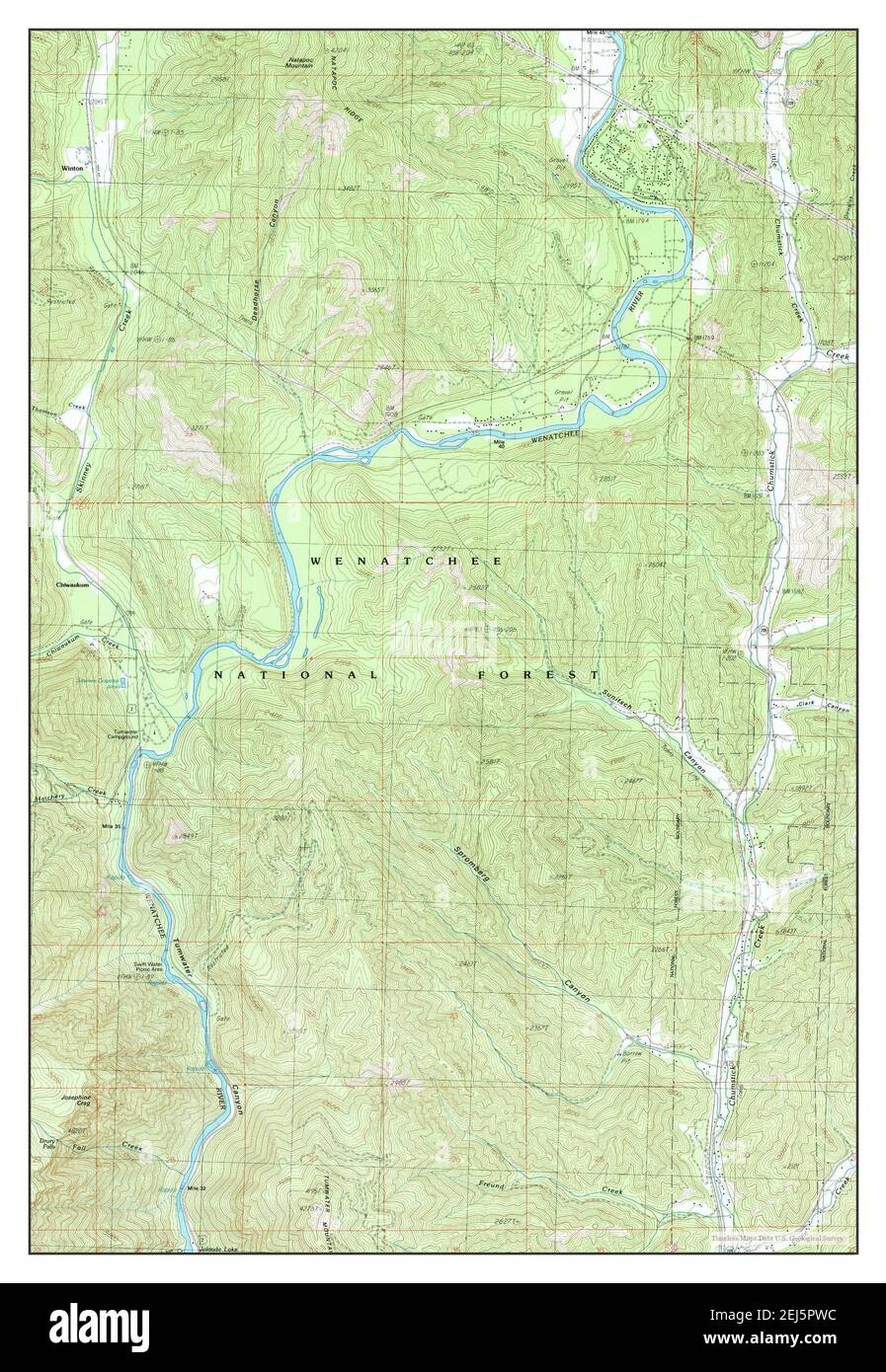 Winton, Washington, map 1989, 1:24000, United States of America by ...