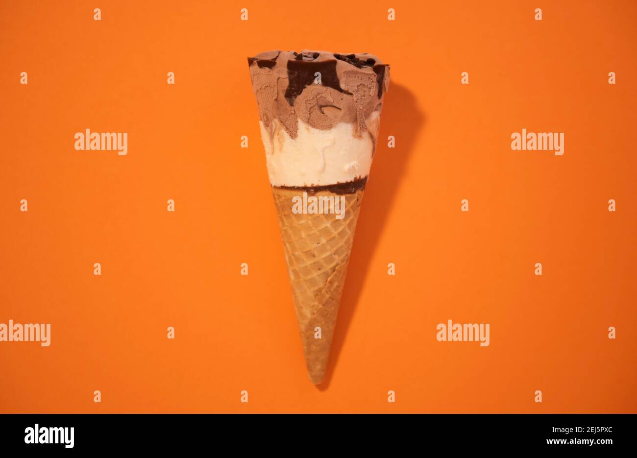 Novelty ice cream treat shot on solid colorful background. Series 1 of ...