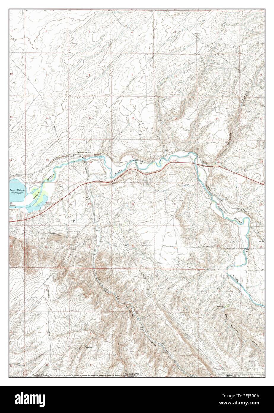 Zangar Junction, Washington, map 1964, 1:24000, United States of ...