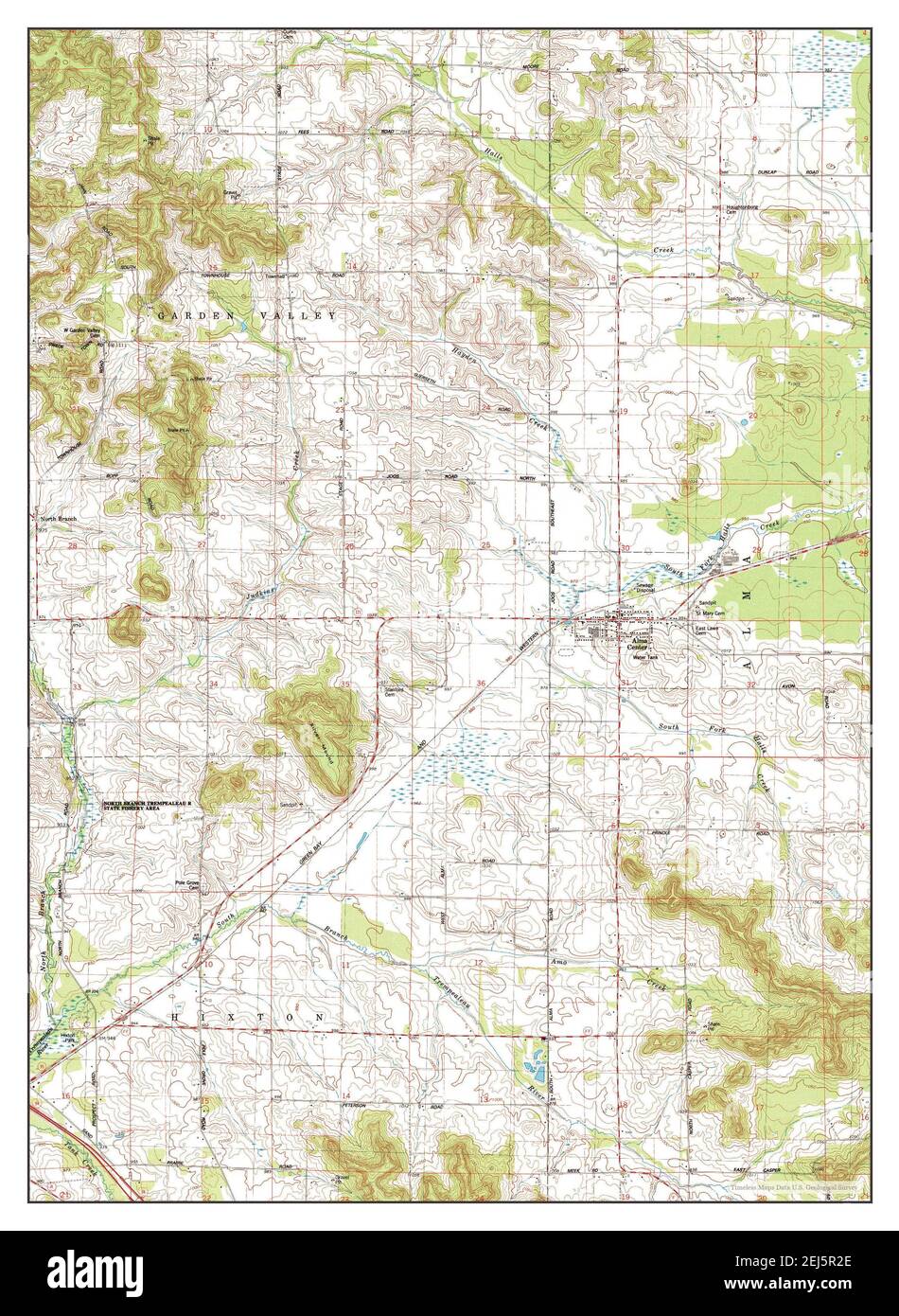 Alma Center, Wisconsin, map 1984, 1:24000, United States of America by ...