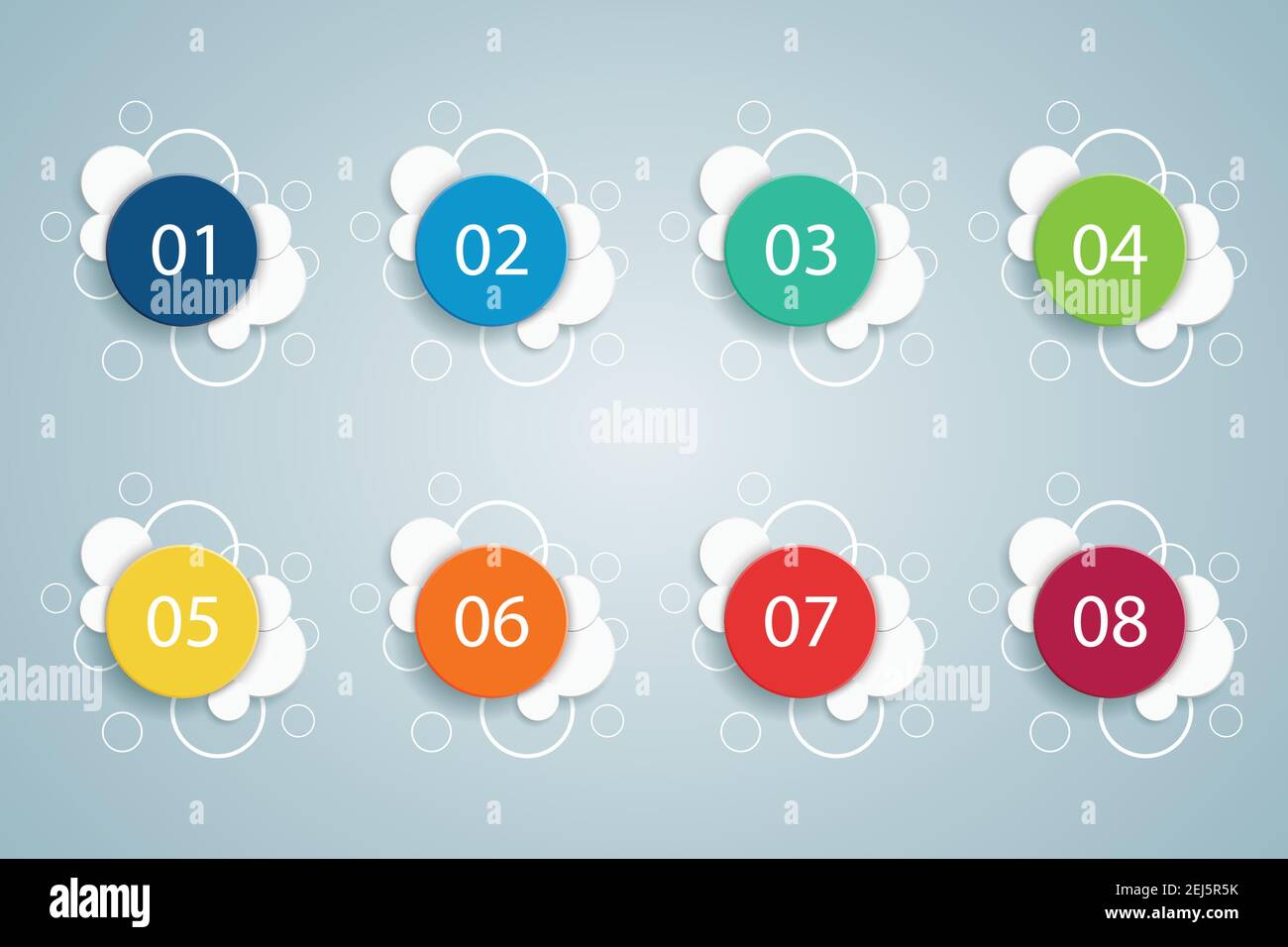 Numbered Bullet Point Bubble Infographics 2 Stock Vector Image & Art ...