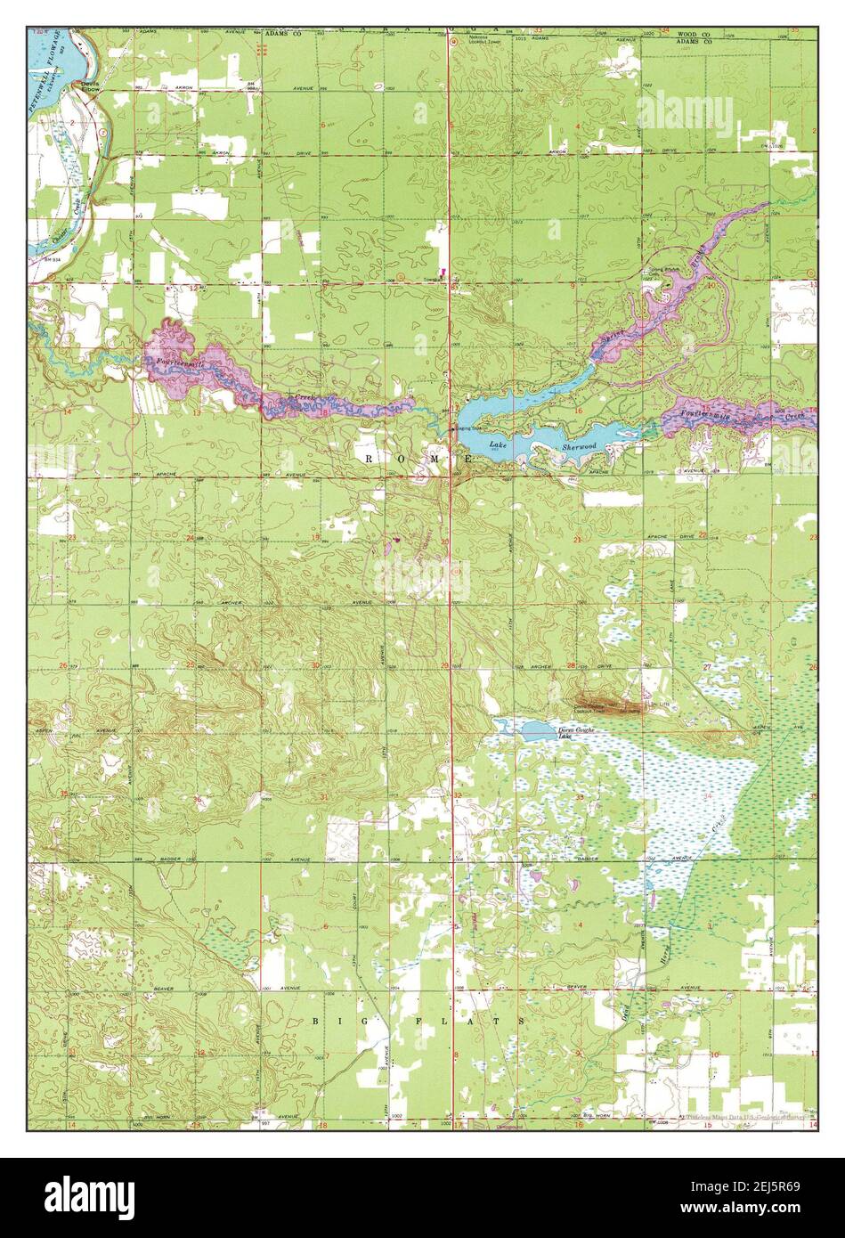 Arkdale NE, Wisconsin, map 1967, 1:24000, United States of America by ...