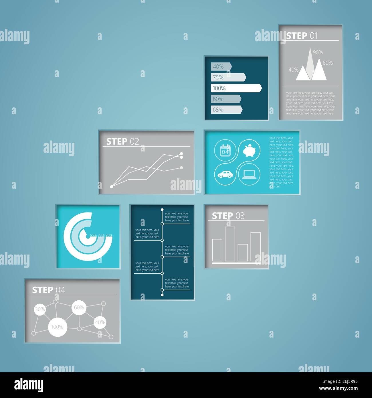 Infographic Text Box Inner Shadows Stock Vector Image & Art - Alamy