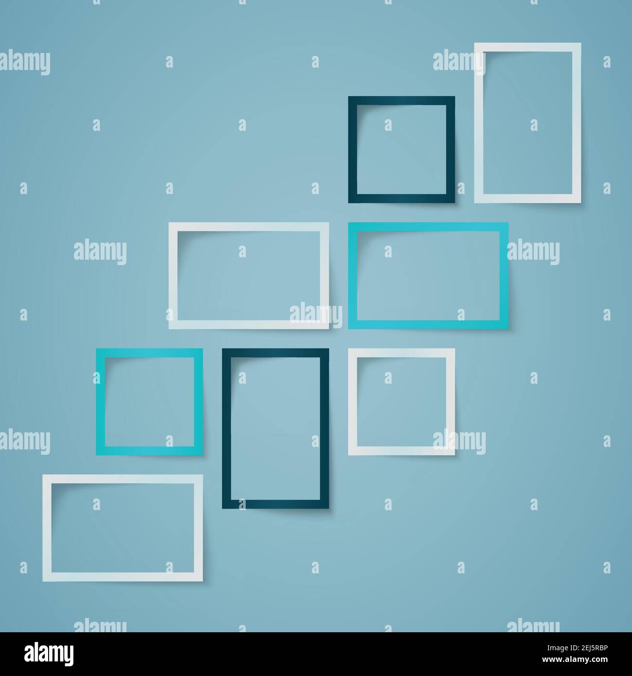 Infographic Text Box Layout With Shadows Stock Vector Image & Art - Alamy