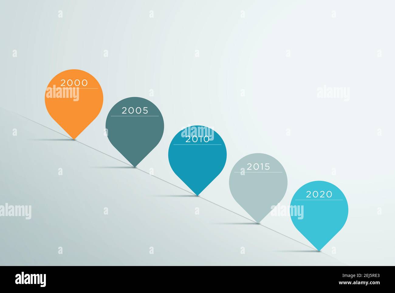 Timeline Vector 3d Infographic 5 Stock Vector Image & Art - Alamy