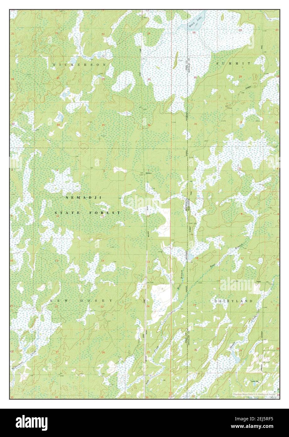 Black Lake, Wisconsin, map 1983, 1:24000, United States of America by ...