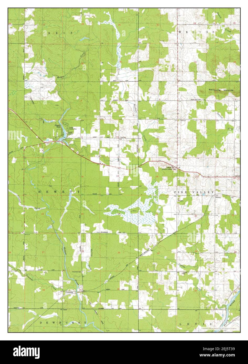 Columbia, Wisconsin, map 1979, 1:24000, United States of America by ...