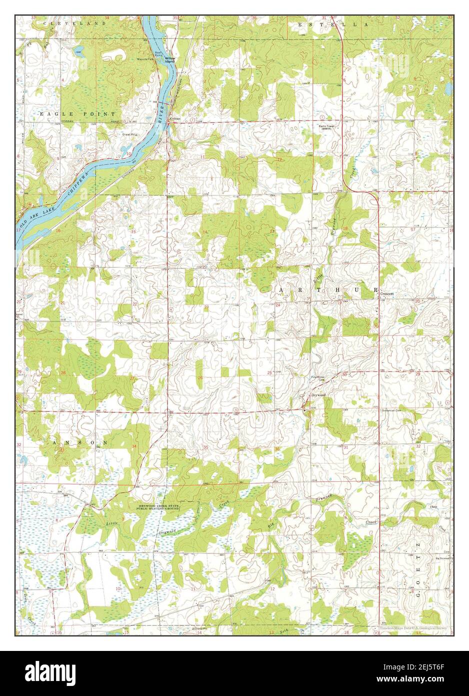 Crescent, Wisconsin, map 1973, 1:24000, United States of America by ...