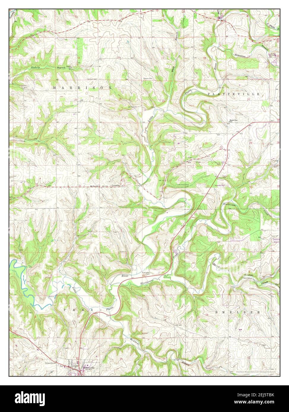 Dickeyville, Wisconsin, map 1961, 1:24000, United States of America by ...