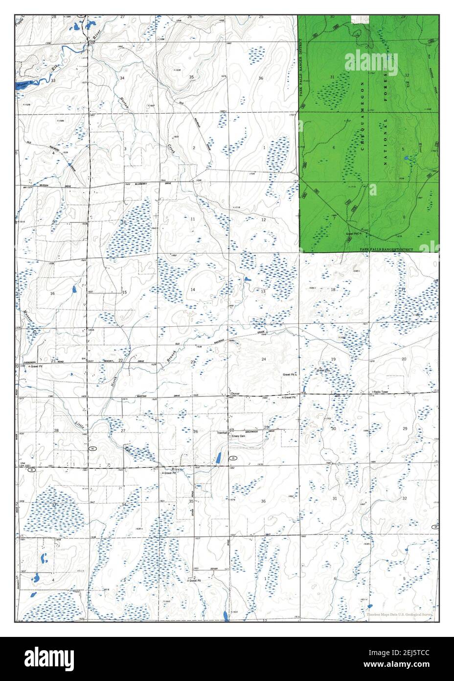 Dover, Wisconsin, map 1979, 1:24000, United States of America by ...