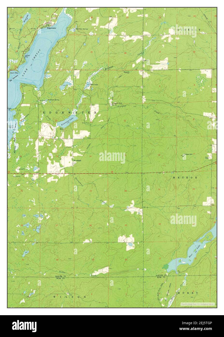 Edgewater, Wisconsin, map 1972, 1:24000, United States of America by ...